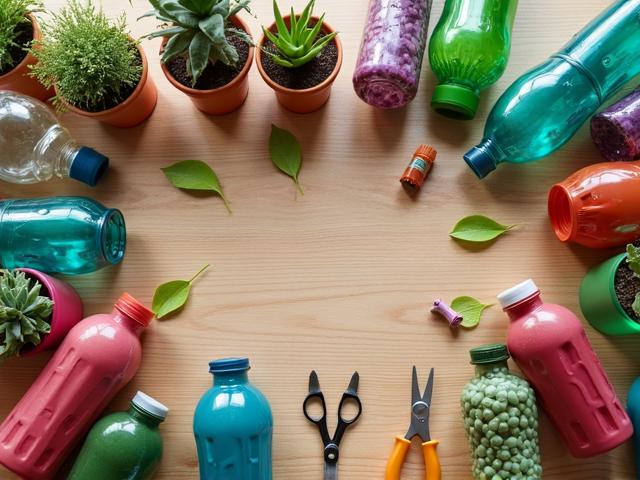 Proyectos DIY con botellas de plástico - JardinCasa